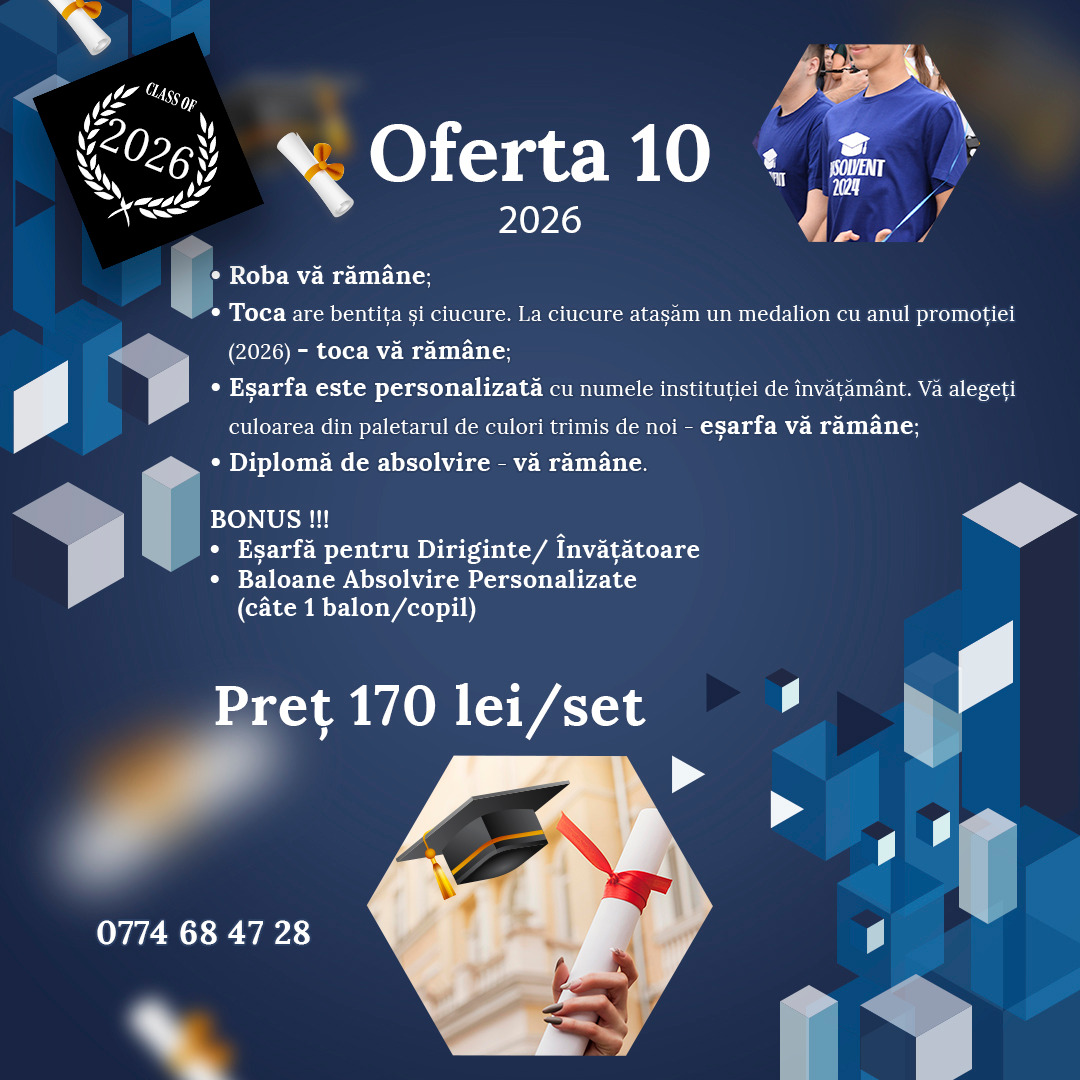 Robe absolvire - Magazinul de absolvire